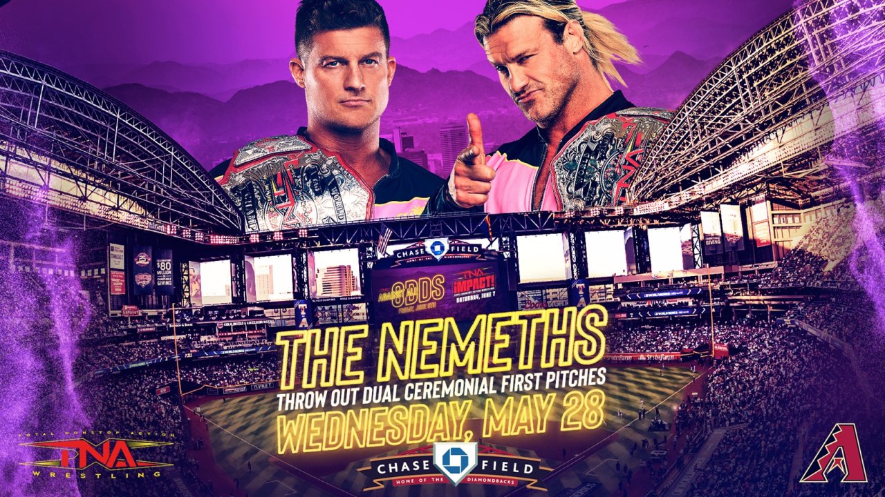 TNA Wrestling Advertises The Nemeths Throwing Out First Pitch At MLB ...